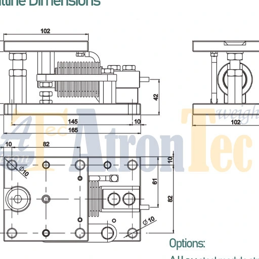 Dynamic Load and Static Load Weighing Module,10kg~500kg Bellows-type ...