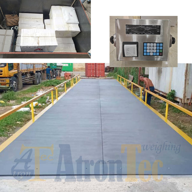 3*18m 100 ton Digital Truck Scale with Digital Weight Indicator ...