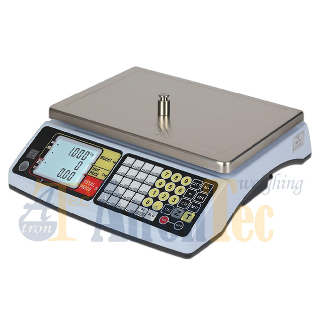 LCD Display Unit and Total Price Computing Scale with PLU - Buy price ...